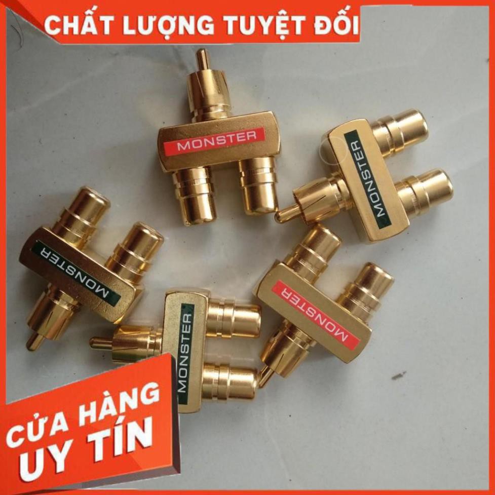 Jack Chia 2 đầu AV, 1 AV đực chia 2 AV cái (vàng) | Shopee Việt Nam