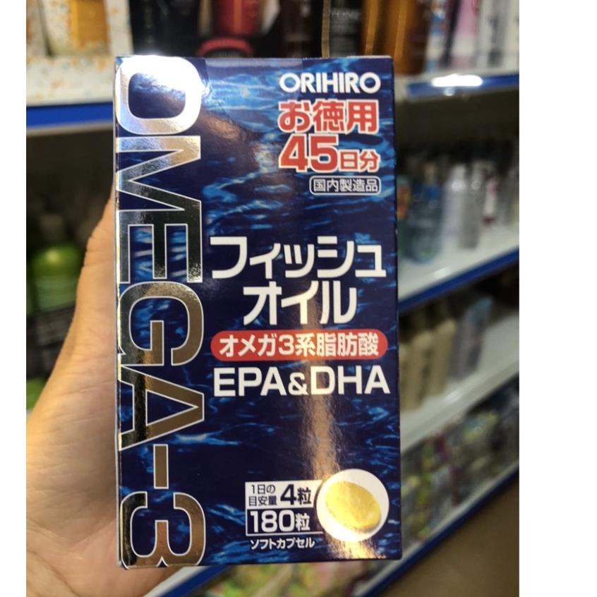 Dầu cá Omega 3 Orihiro fish oil, Omega 3 EPA & DHA Orihiro Nhật Bản hộp ...