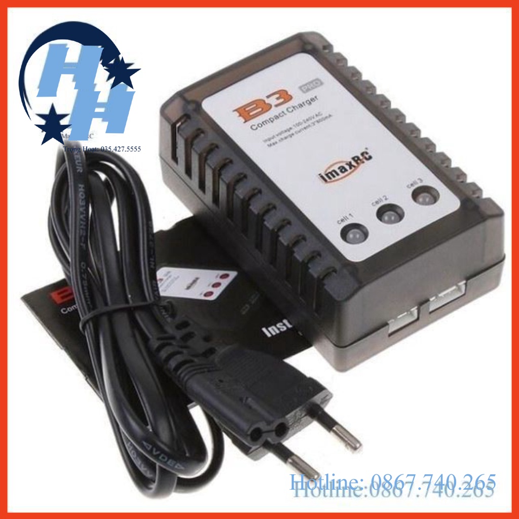 Bộ Sạc Pin IMAX RC B3 PRO Chính Hãng, Sạc pin Lipo 2s và 3s | Shopee ...