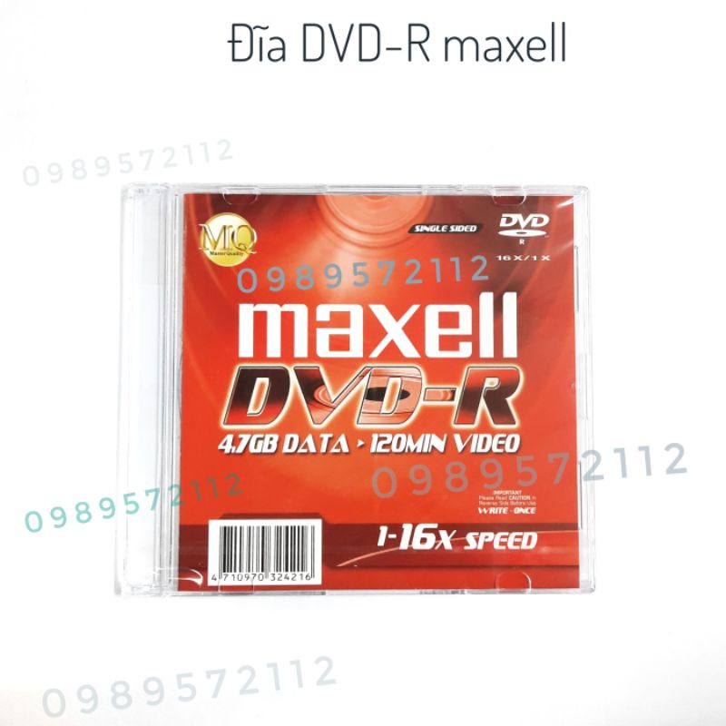 Đĩa DVD-R Maxell 4.7gb (hộp 10 cái) | Shopee Việt Nam