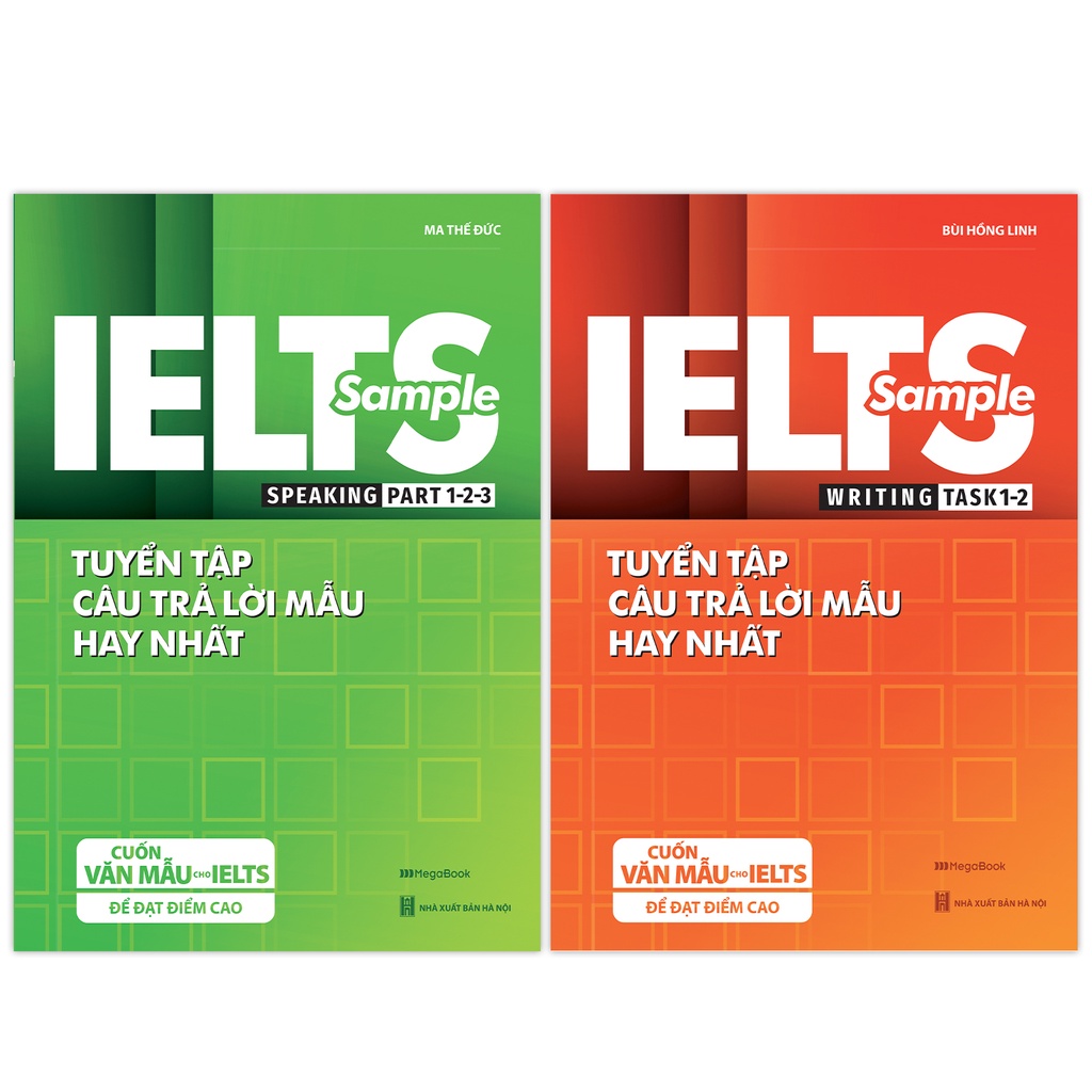 Sách Combo IELTS SAMPLE Writing 1,2 & Speaking 1,2,3 - Tuyển tập câu ...