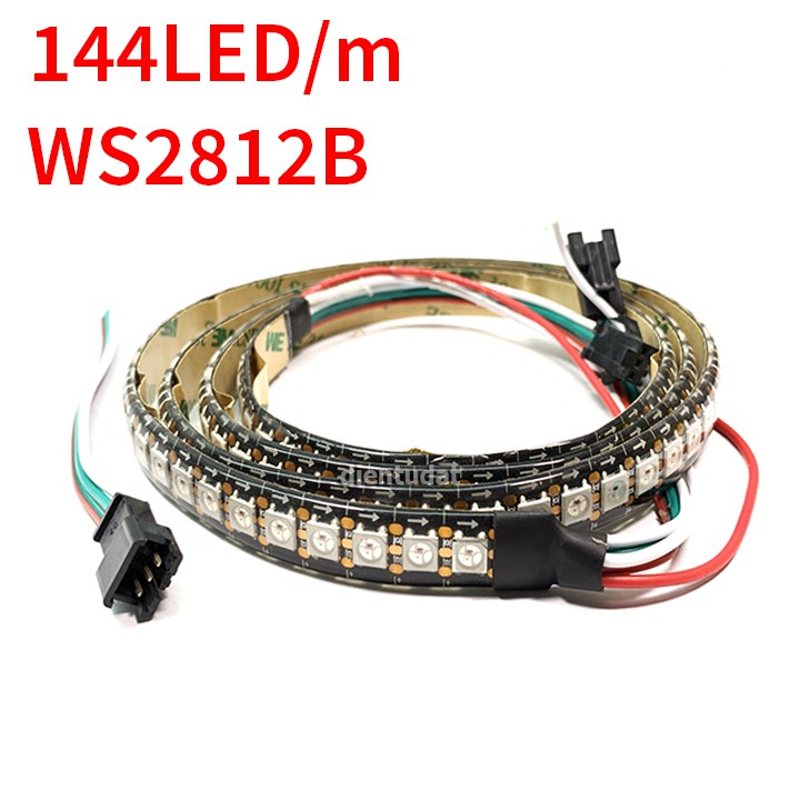 Dây LED RGB 144 LED/M Phủ Keo Chống Nước WS2812B 5050 | Shopee Việt Nam