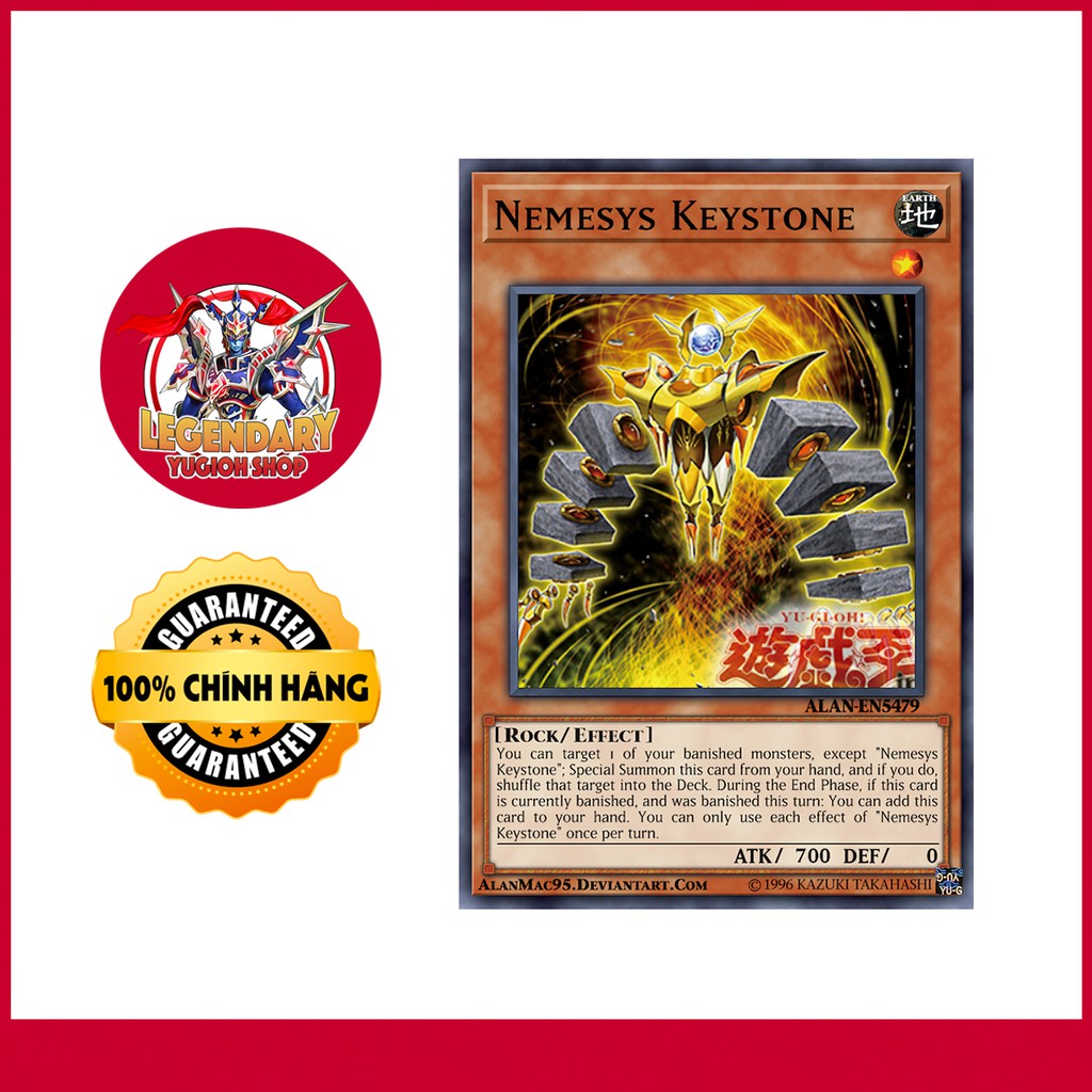 [Thẻ Bài Yugioh Chính Hãng] Nemeses Keystone | Shopee Việt Nam