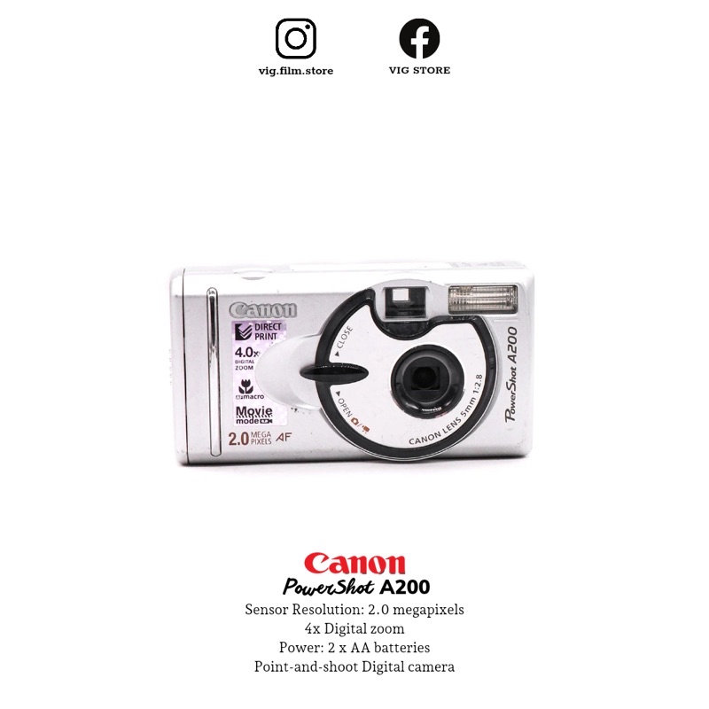 MÁY ẢNH CANON POWERSHOT A200 | Shopee Việt Nam