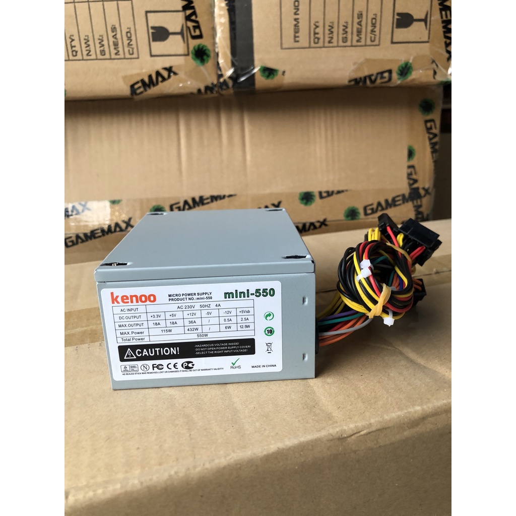 Nguồn máy tính Mini Kenoo ATX550 | Shopee Việt Nam