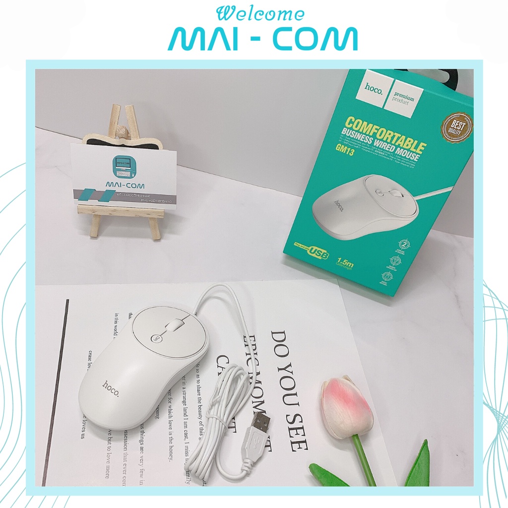 Chuột máy tính có dây HoCo GM13 Cao Cấp - Bảo hành chính hãng | Shopee Việt Nam