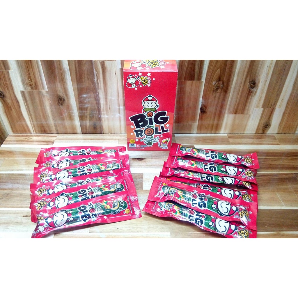 Rong biển cuộn Bigroll Tao Kae Noi Thái Lan hộp 12 gói date mới ...