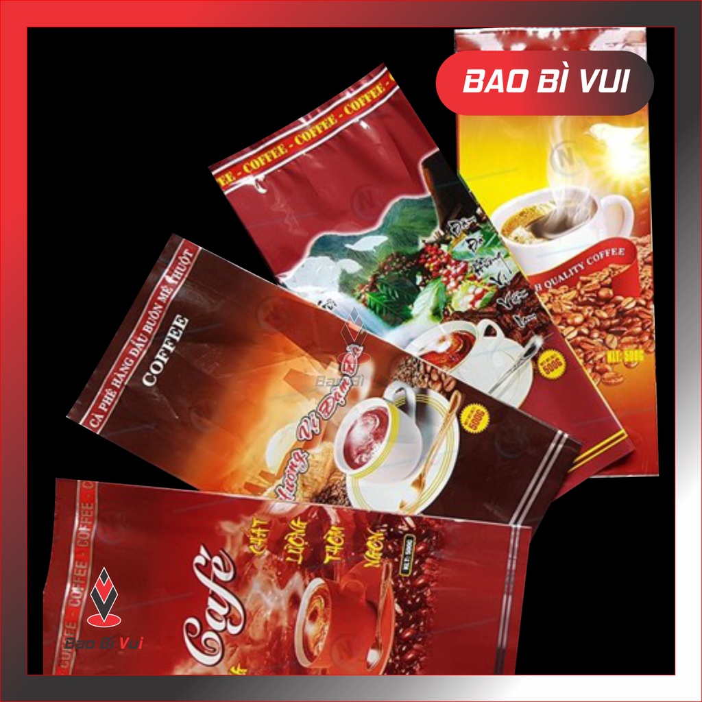 [1KG] Túi đóng gói cà phê in hình cao cấp - BAO BÌ VUI | Shopee Việt Nam