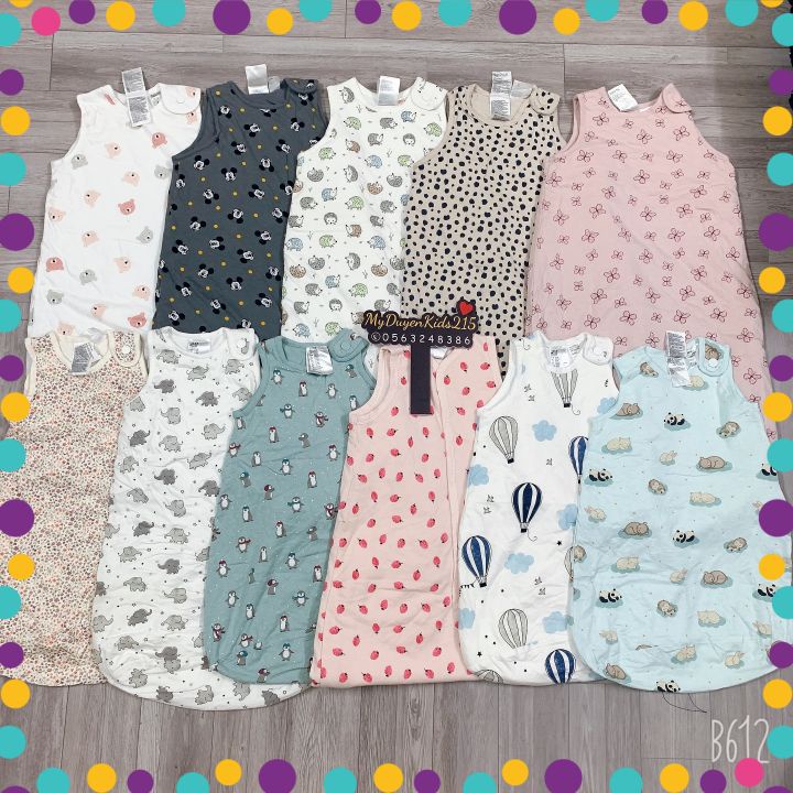 [CHỌN MẪU] Túi ngủ,túi ngủ HM 3 lớp kéo khoá dành cho bé từ 2kg đến 18kg | Shopee Việt Nam