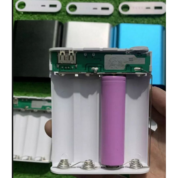 Box Sạc Pin Dự Phòng 4 Cell 18650 Vỏ Nhôm (Không bao gồm Pin) | Shopee ...