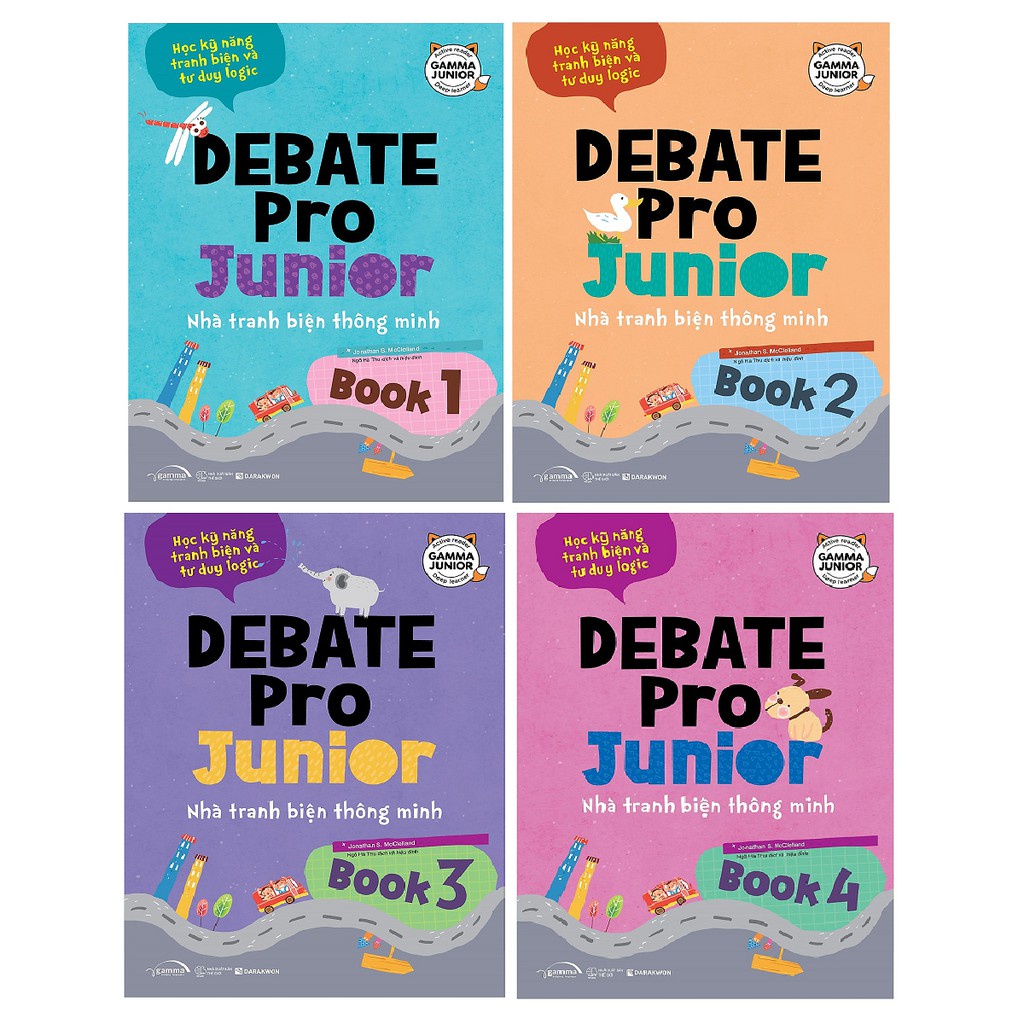 Sách Debate Pro Junior: Nhà Tranh Biện Thông Minh 1, 2, 3, 4 (Lẻ/Combo ...