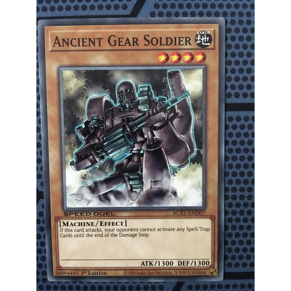 Bài yugioh speed duel - Ancient Gear Soldier - SGX1-END07 - Common 1st ...