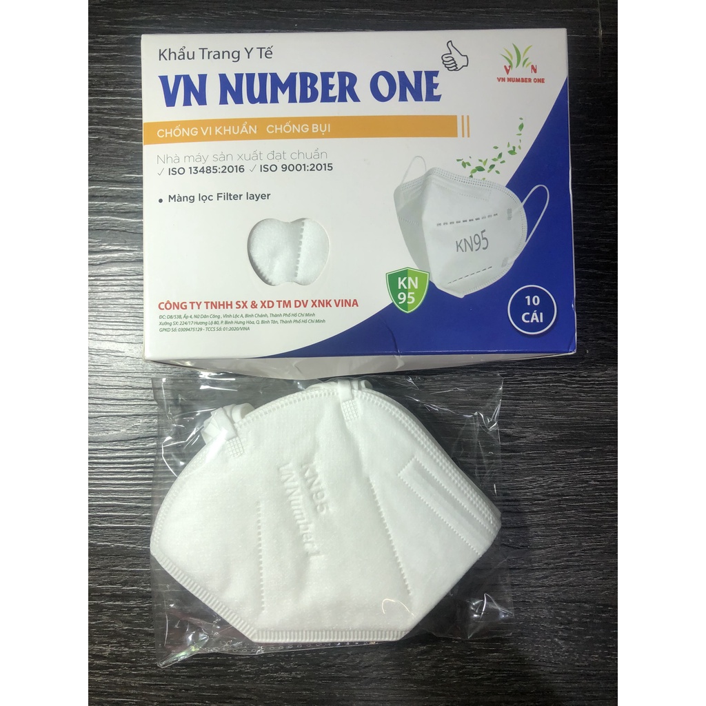 Khẩu trang Y tế VN NUMBER ONE 5 lớp chống vi khuẩn, chống bụi, ngăn ...