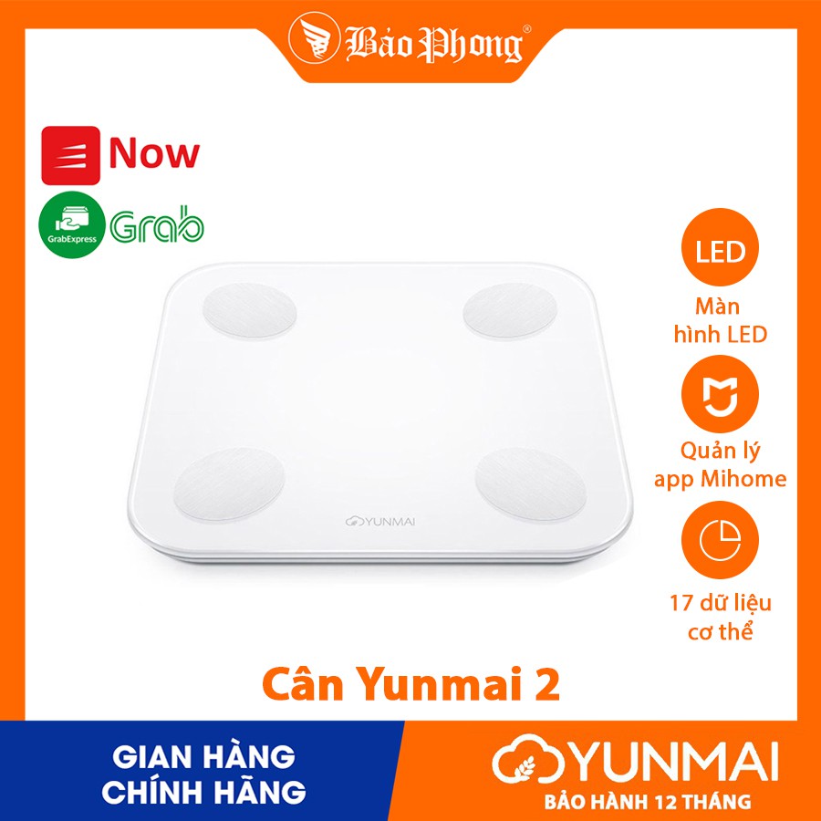 Cân Điện Tử Thông Minh Xiaomi Yunmai Mini 2- 006037- Hàng Chính Hãng ...