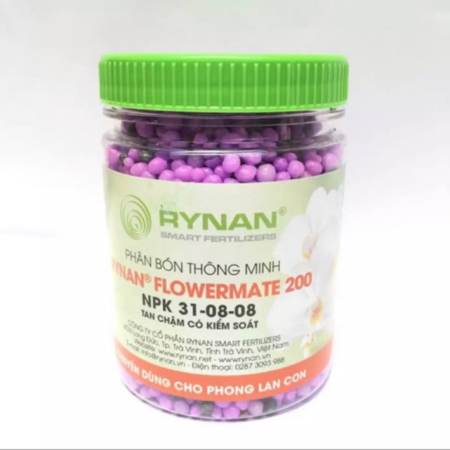 Phân tan chậm thông minh Rynan Flowermate 200 NPK 31-08-08 chuyên dùng ...