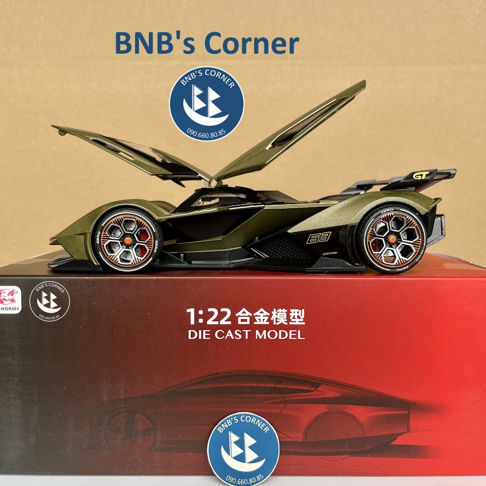 [BNB's Corner] Mô hình xe 1:22 Lambor V12 Vision GT hãng JIAYE (Double ...