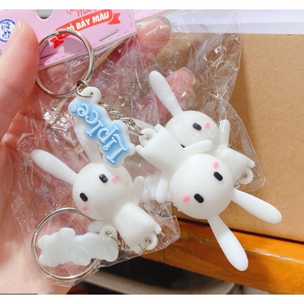 Móc khóa Thỏ 7 Màu - Gấu Aka xinh xắn | Shopee Việt Nam