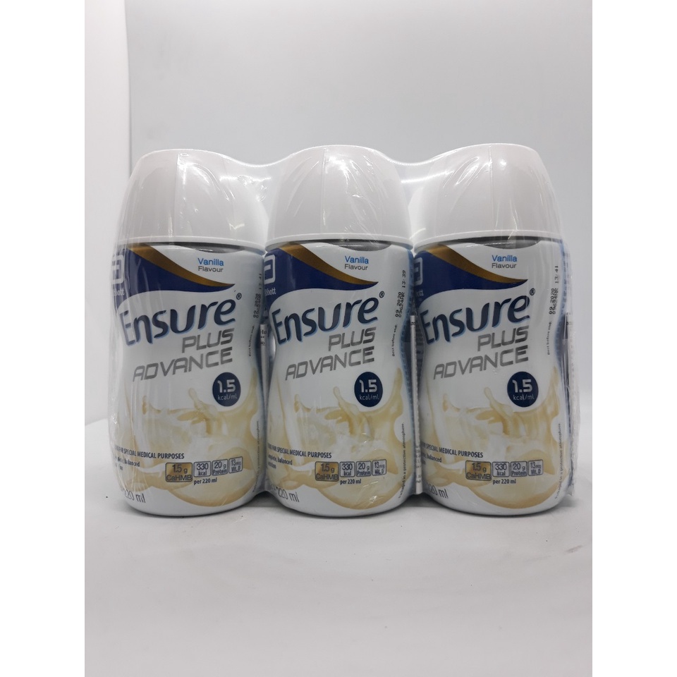 Sữa Ensure Plus Advance 1.5kcal, chai 220ml (Lốc 6 chai) | Shopee Việt Nam
