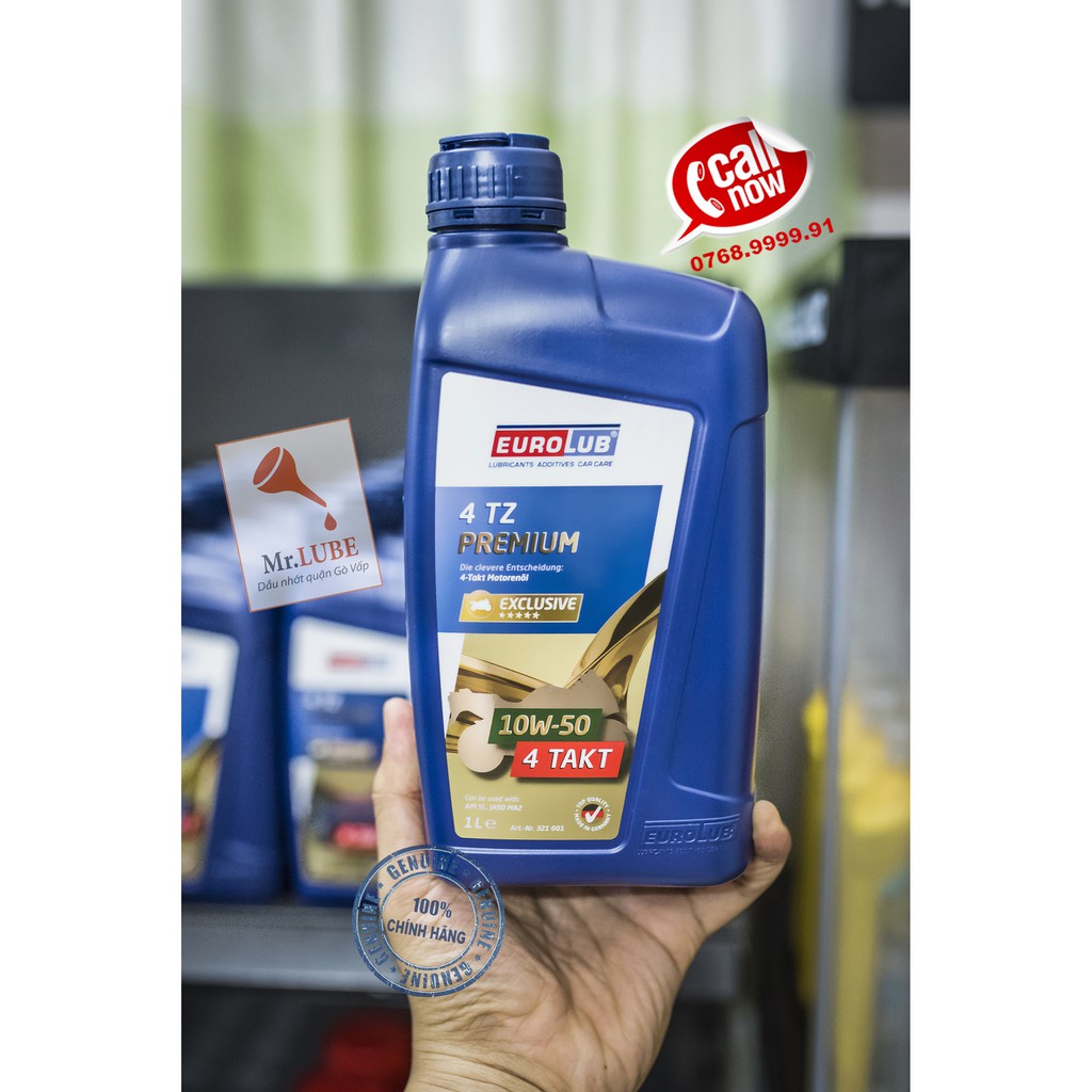 Dầu nhớt tổng hợp cao cấp Eurolub 4TZ Premium 10W50 | Shopee Việt Nam