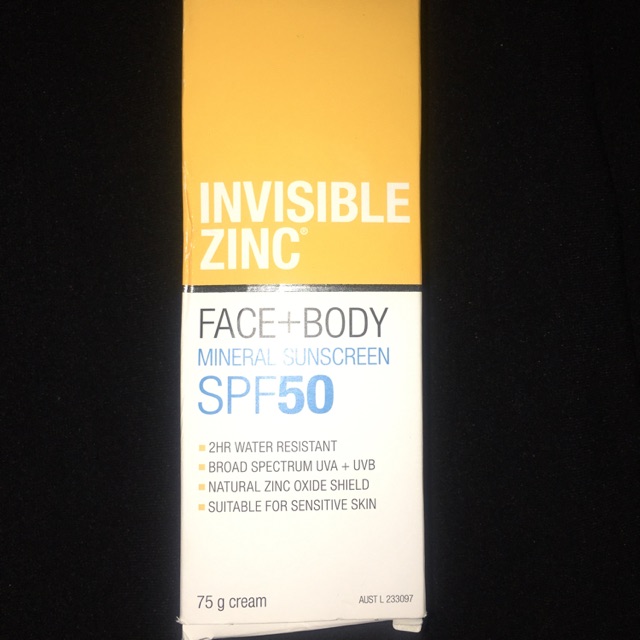 Kem chống nắng vật lý INVISIBLE ZINC SPF50+ | Shopee Việt Nam