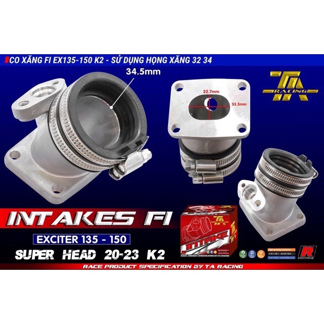 Co xăng TA EX 135 / 150 Fi Mẫu K2 - Sử dụng họng xăng 32mm / 34mm | Shopee Việt Nam