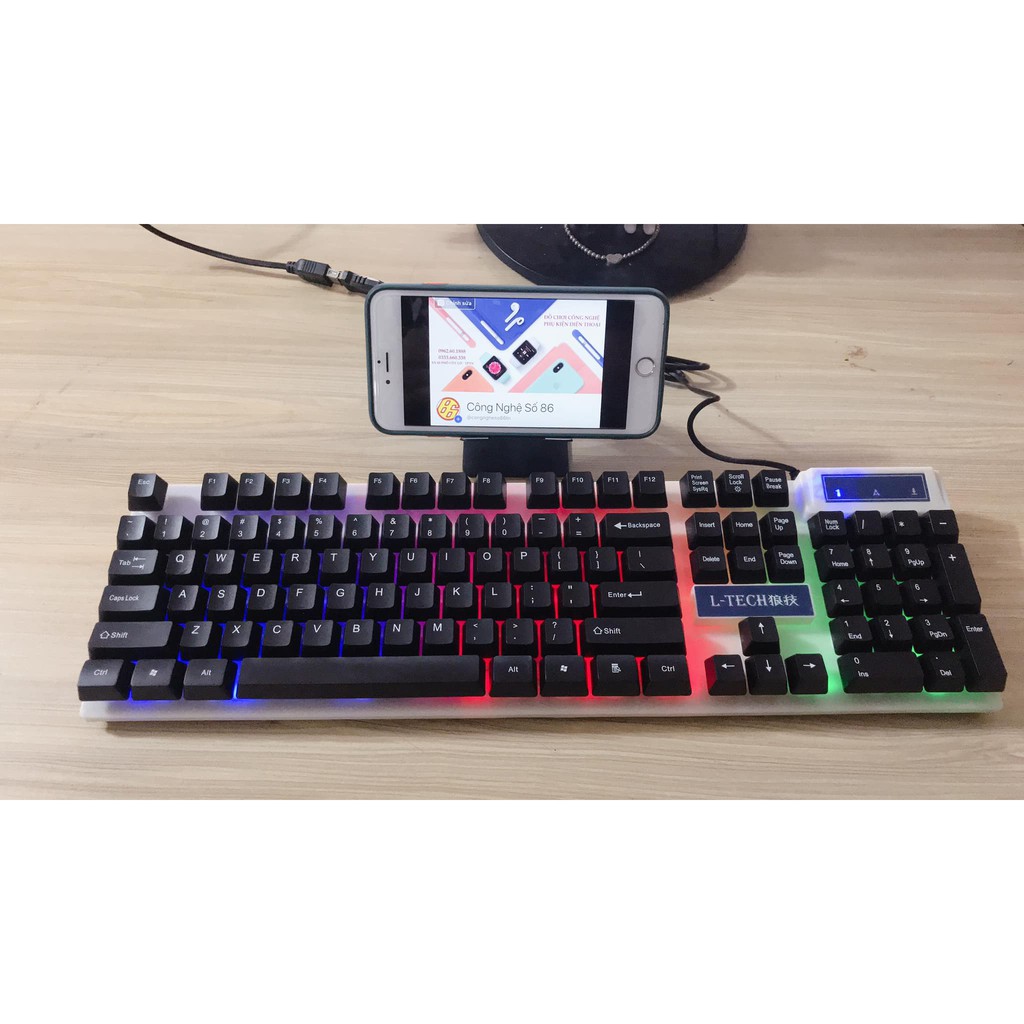 Bàn Phím LED Giả Cơ L-Tech V36 - Bàn Phím Chơi Game Cực Chất | Shopee ...