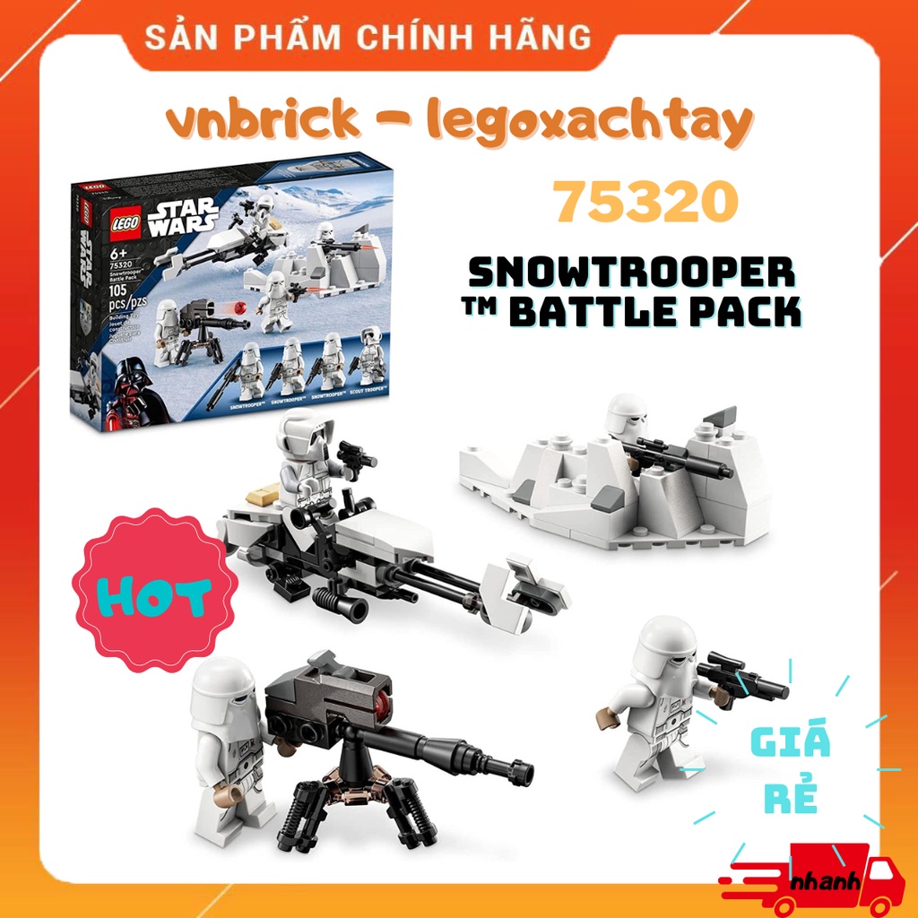 LEGO Star Wars 75320 Snowtrooper™ Battle Pack | Shopee Việt Nam