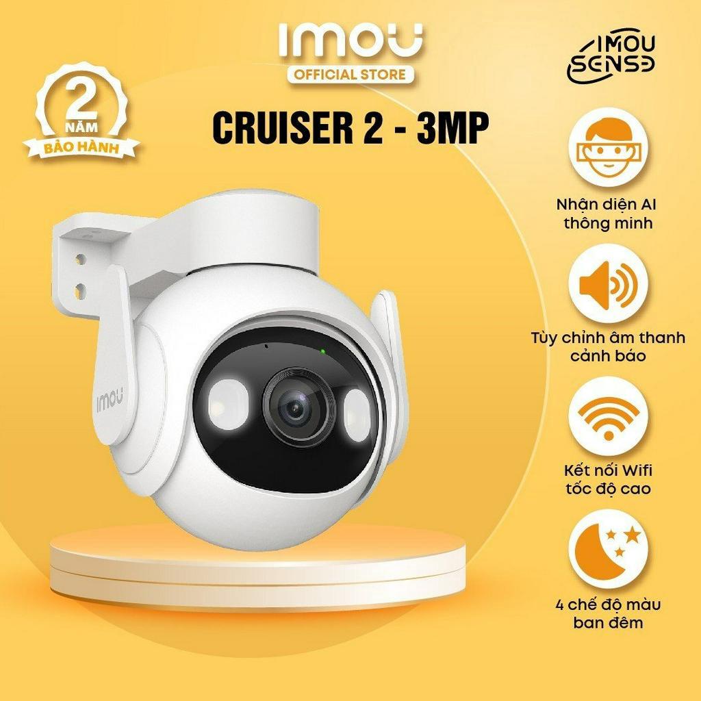 Camera Wifi ngoài trời Imou Cruiser 2 (3MP) I IPC-GS7EP-3M0WE I Đàm ...