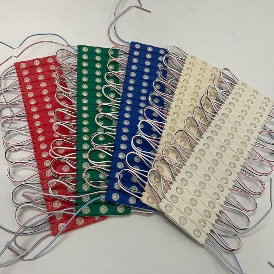 LED HẮT 3 BÓNG LỒI 6113 SIÊU SÁNG ( Vỉ 20 LED ) 12V - LED MODULE 3 BÓNG ...