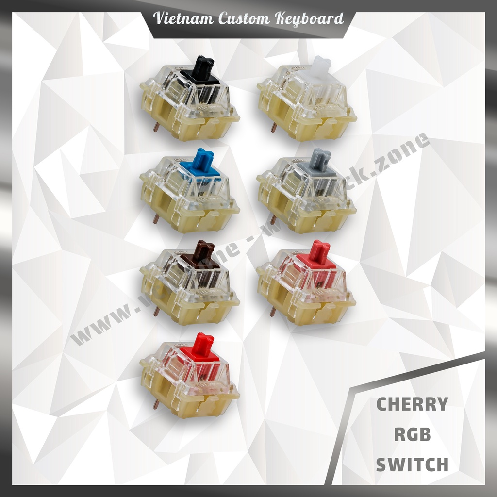 Cherry RGB Switch | Black Blue Brown Red Silent Silver | Hyperglide ...