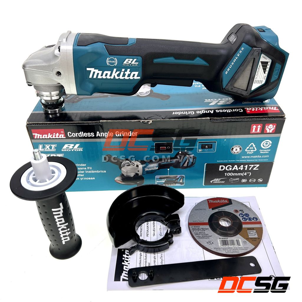 May mai goc 100mm dung pin 18V Makita DGA417Z cong t c bop DCSG Shopee Vi t Nam