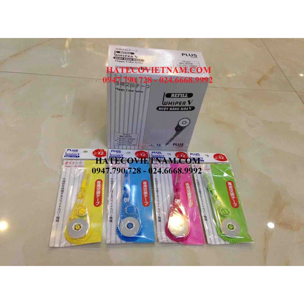 Ruột băng xóa Plus to WH-105TR (12m) - Ruột xóa kéo - Ruột bút xóa phủ ...