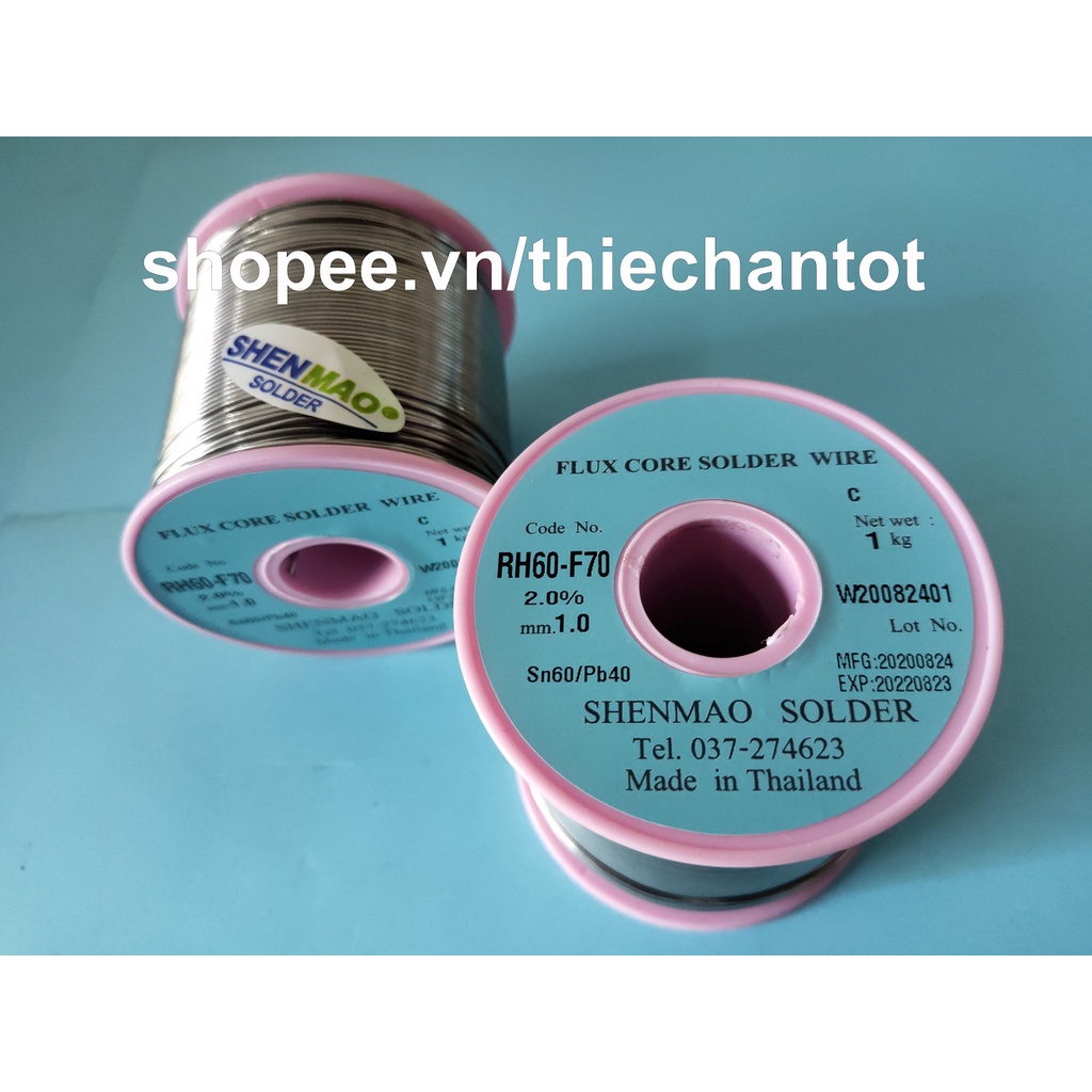 Cuộn thiếc hàn xịn SHENMAO nhẹ lửa | Shopee Việt Nam
