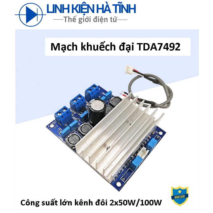TDA7492 Mạch Khuếch Đại 2X50W TDA7492 7492 - BTL 100W | Shopee Việt Nam