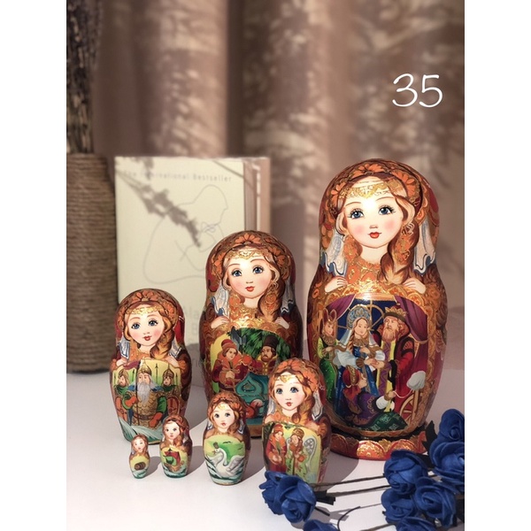 Búp bê Nga - Matryoshka 7 packs (MS:35) | Shopee Việt Nam