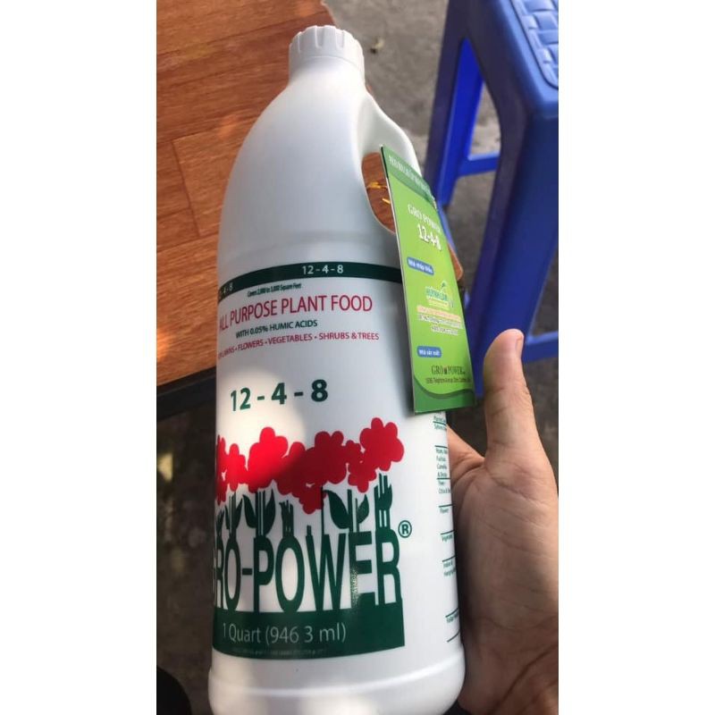 PHÂN BÓN SIÊU KÍCH THÍCH TĂNG TRƯỞNG GRO POWER 12-4-8 CHO HOALAN VÀ CÂY ...