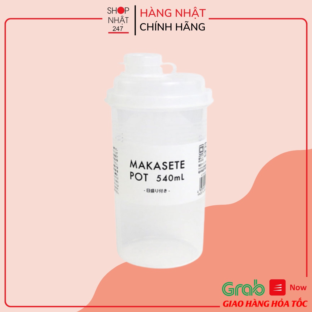 [Hỏa Tốc HN] Bình đựng nước bằng nhựa PP cao cấp 540ml Nakaya Nội địa Nhật Bản | Shopee Việt Nam