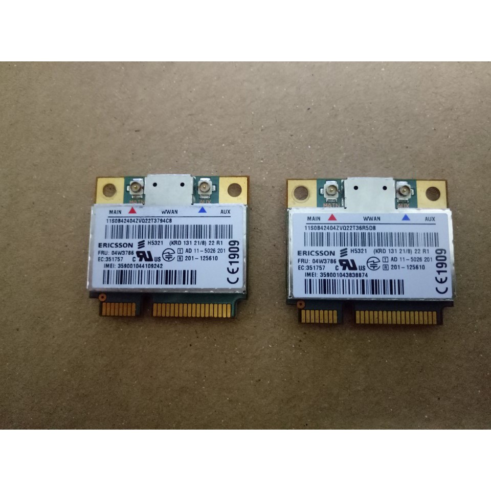 Card wwan 3G Lenovo H5321 dùng cho laptop Lenovo Thinkpad X1 carbon Gen ...