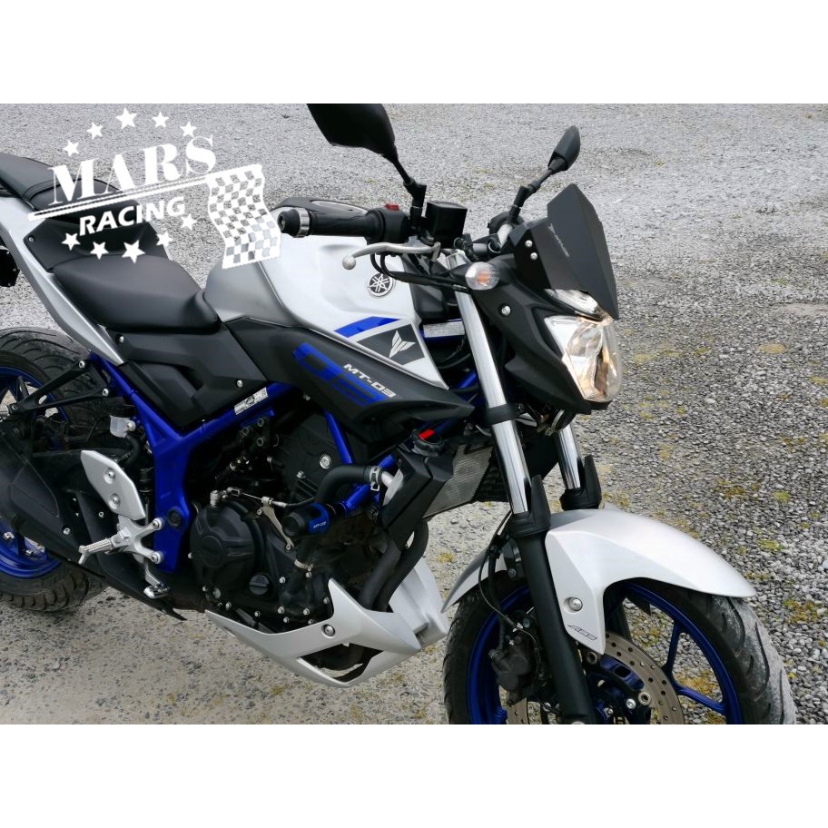 Phụ kiện xe máy Kính chắn gió Bộ nhôm chắn gió cho YAMAHA MT-03 MT-25 ...