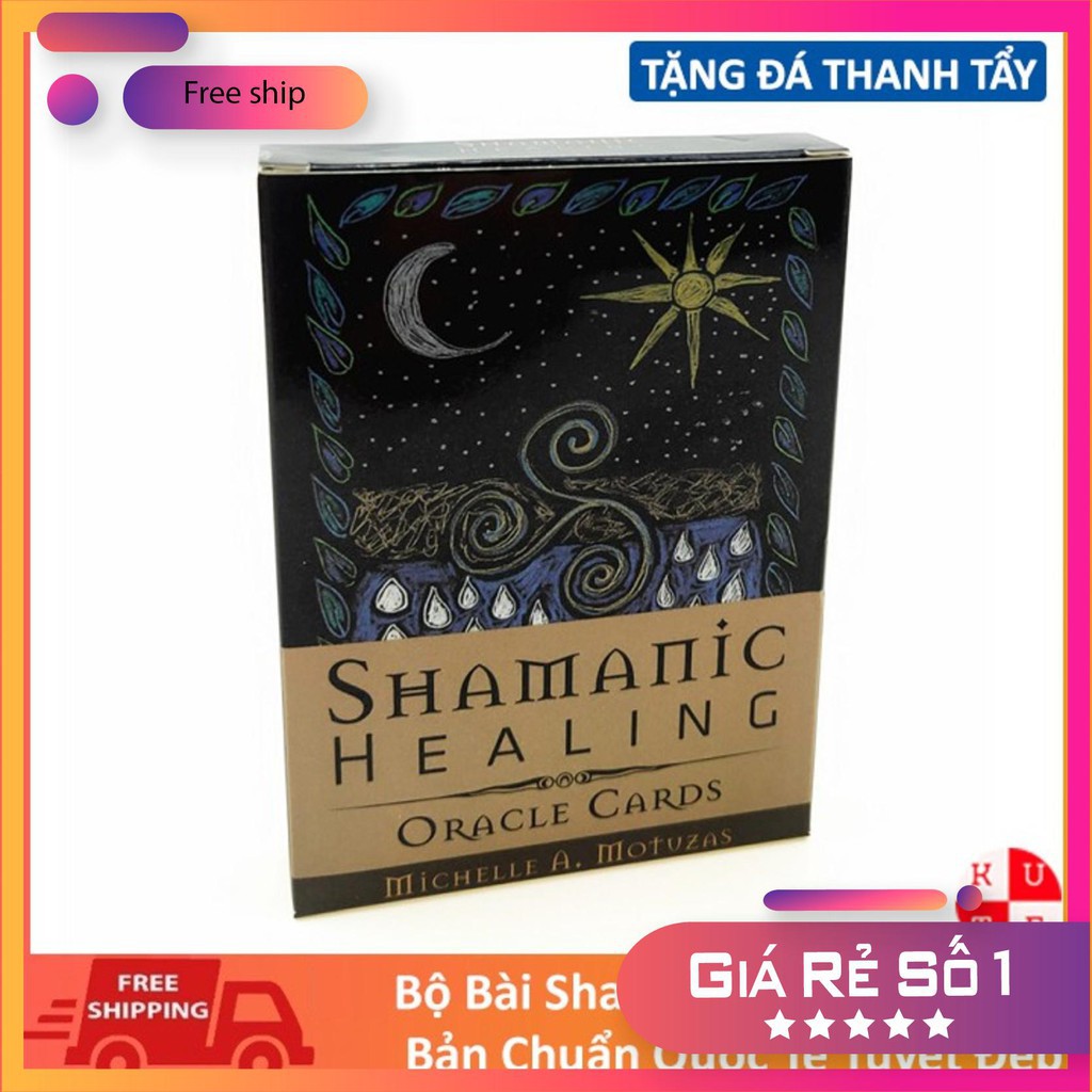 Bài Tarot Bộ Bài Oracle Shamanic Healing Tặng Đá Thanh Tẩy | Shopee ...