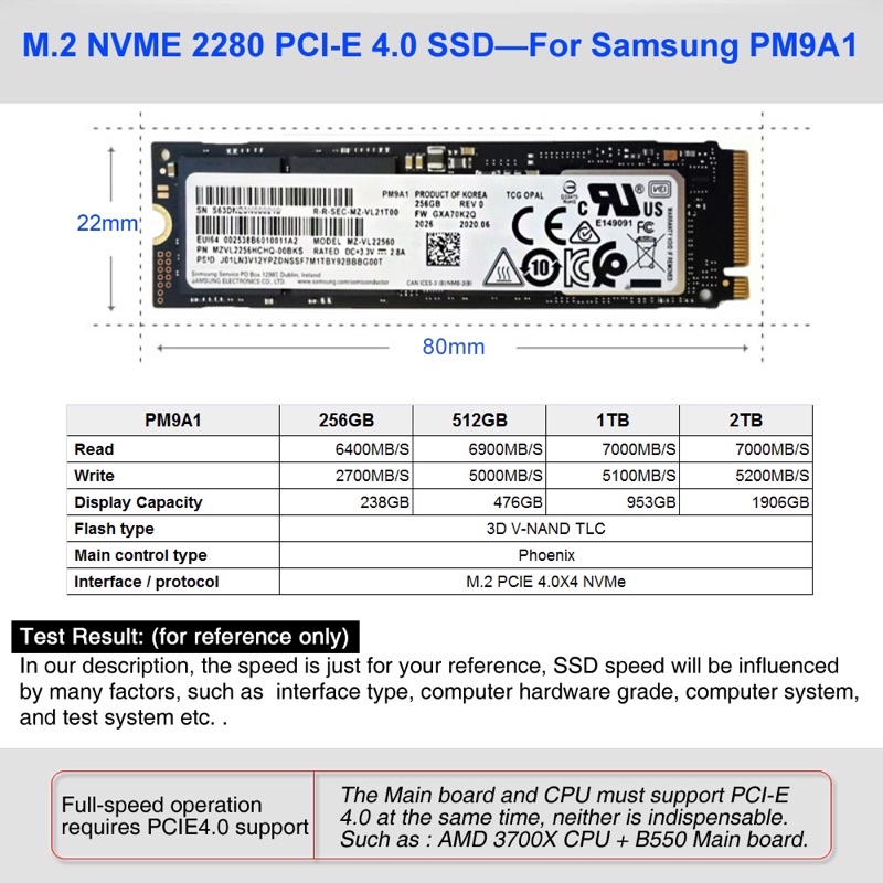 SSD nvme SamSung PM981a 256gb 512gb 1T | Shopee Việt Nam