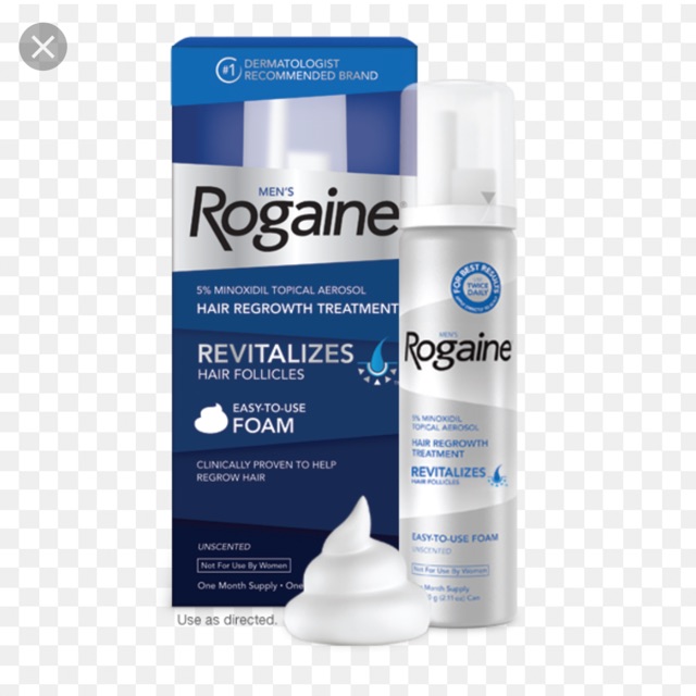 Foam Giúp Mọc Tóc Nam Rogaine 5 Minoxidil Topical Aerosol Hair