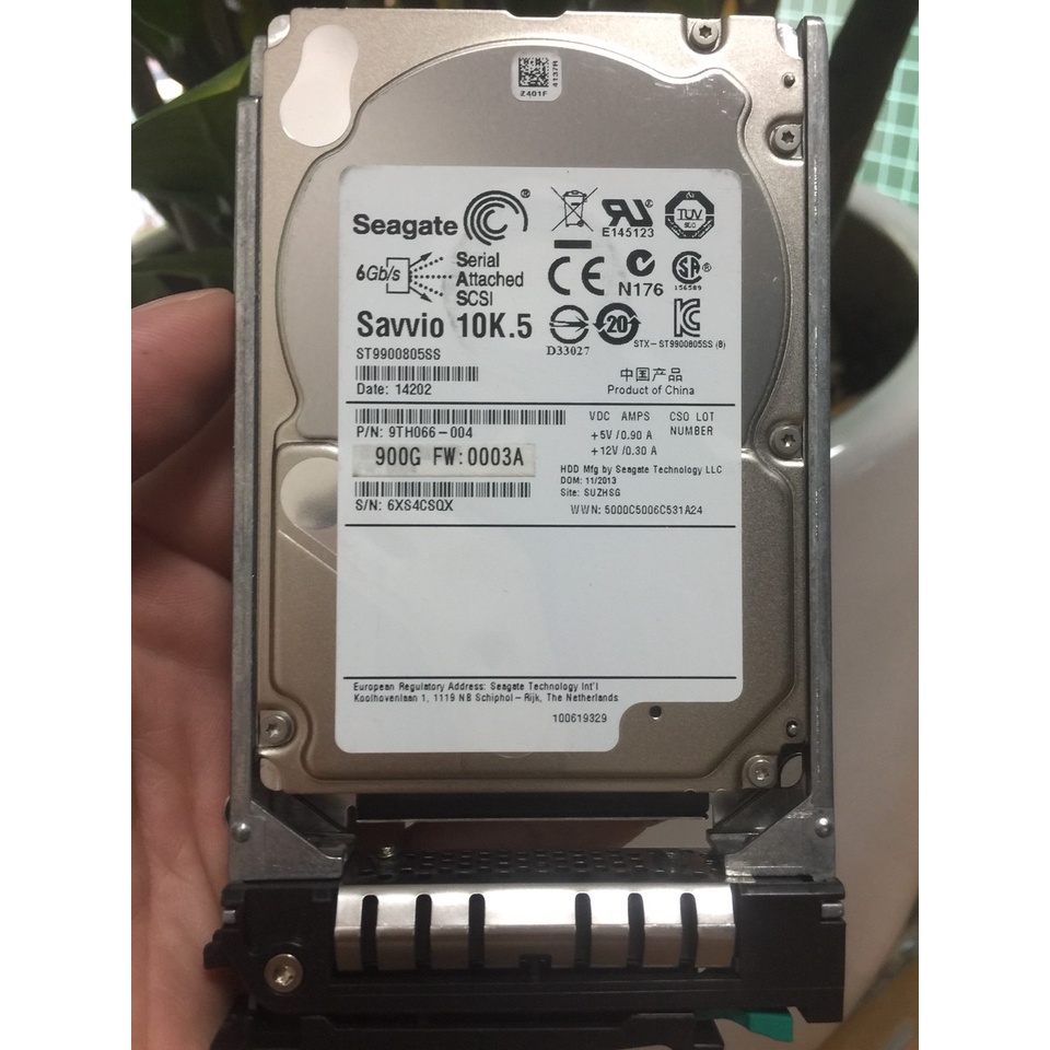 Ổ cứng máy chủ Seagate 900GB Savvio ST9900805SS SAS 10K HDD 2,5 inch ...