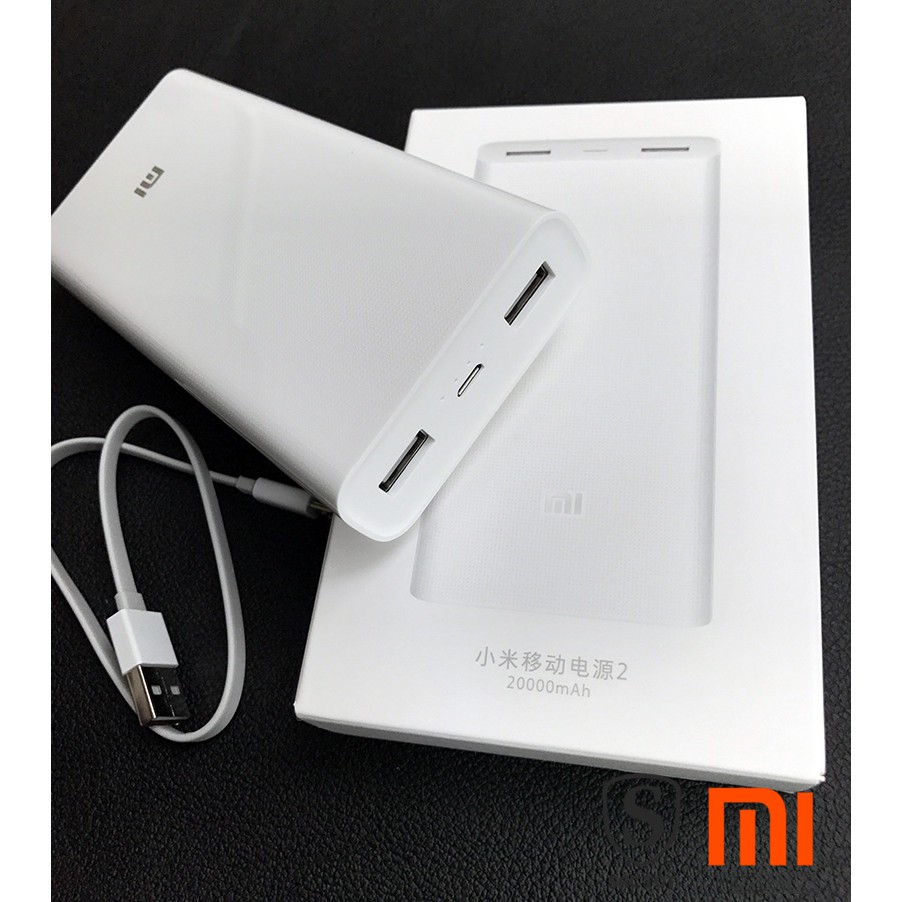 Pin Sạc Dự Phòng cùng mẫu Xiaomi Mi 2C 20.000 mAh 2 Cổng USB | Shopee ...