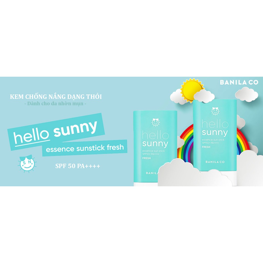 Thanh Sáp Chống Nắng Banila Co Hello Sunny Essence Sun Stick Spf50+ Pa ...