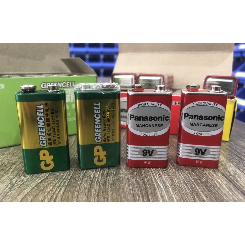 Pin Vuông 9V Energizer, Panasonic, GP | Shopee Việt Nam
