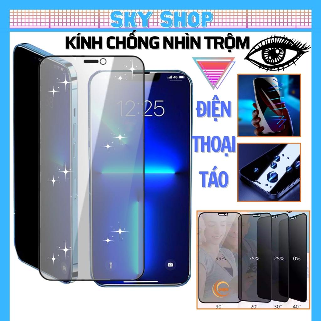 Cường lực chống nhìn trộm iphone 16 ProMax Xs max 11 Promax 12 Promax 7 ...