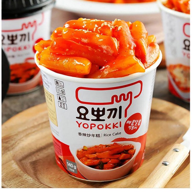 Bánh gạo Topokki các vị cốc 120-140g | Shopee Việt Nam