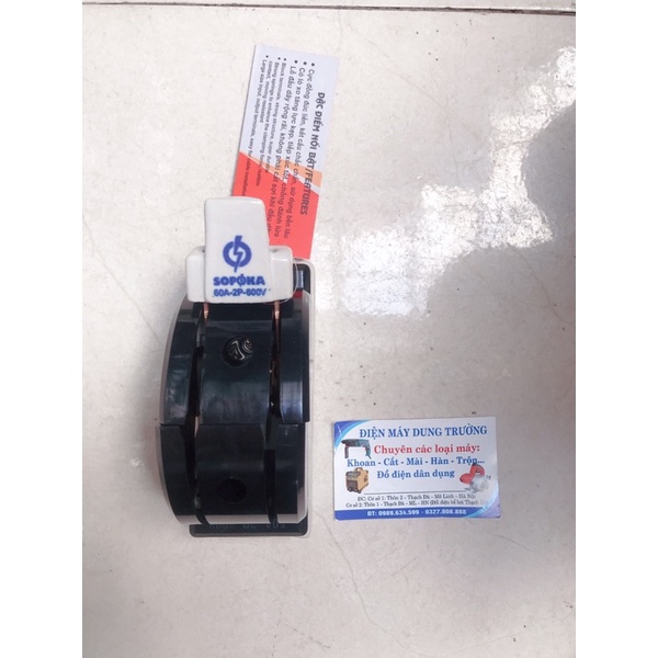 Cầu dao đảo Sopoka 60A 2 pha chính hãng | Shopee Việt Nam
