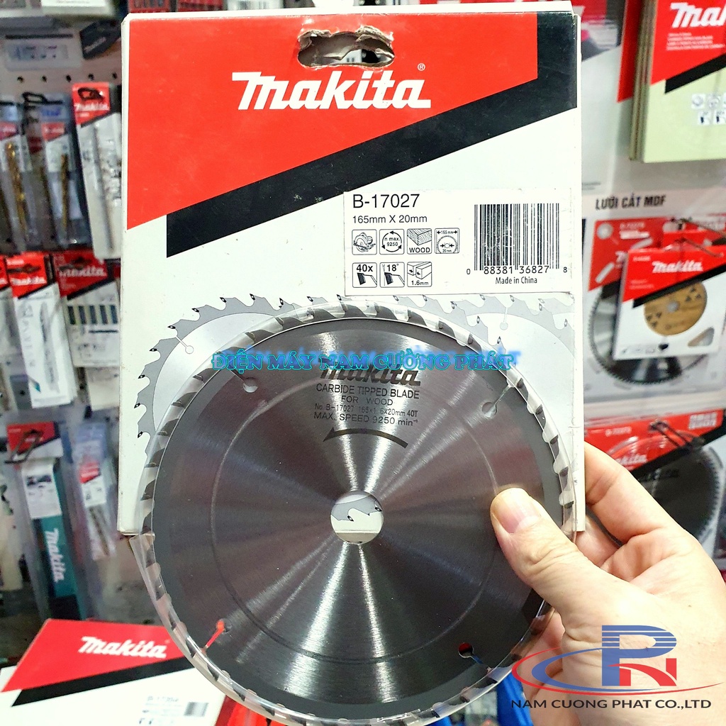 Lưỡi cưa gỗ 165mm Makita B-17027 | Shopee Việt Nam